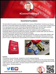 Bleed Control Kits | By The Daniel Baird Foundation | Campaign by Lynne ...